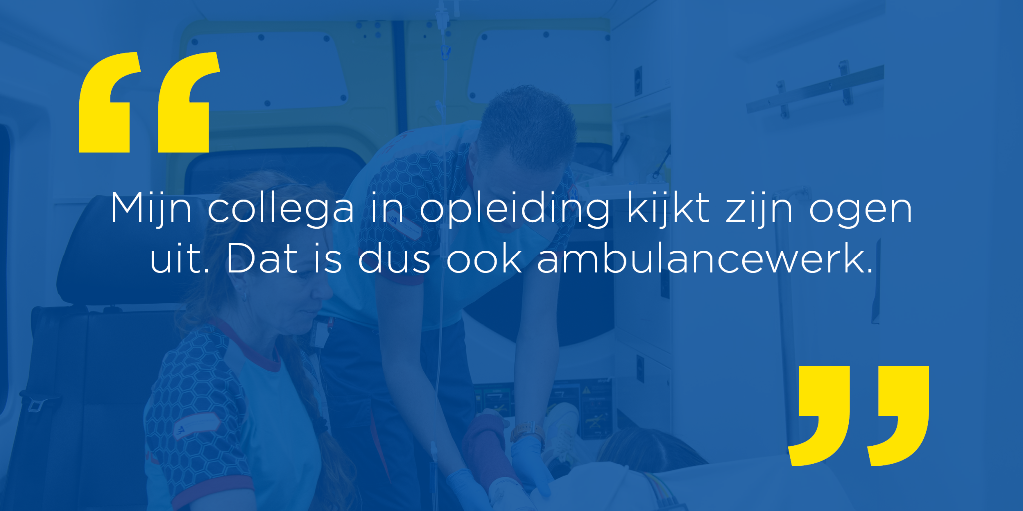 Nieuwe collega - Ambulance Amsterdam